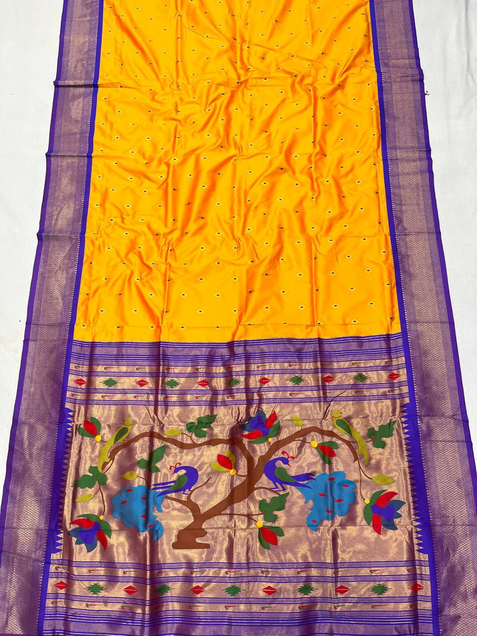 Fancy Pallu Patodi Paithani 1550/- – Satyam Paithani