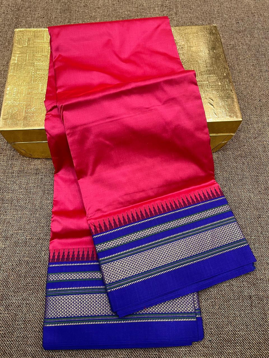 Plain Irkal Saree 6500/- – Satyam Paithani